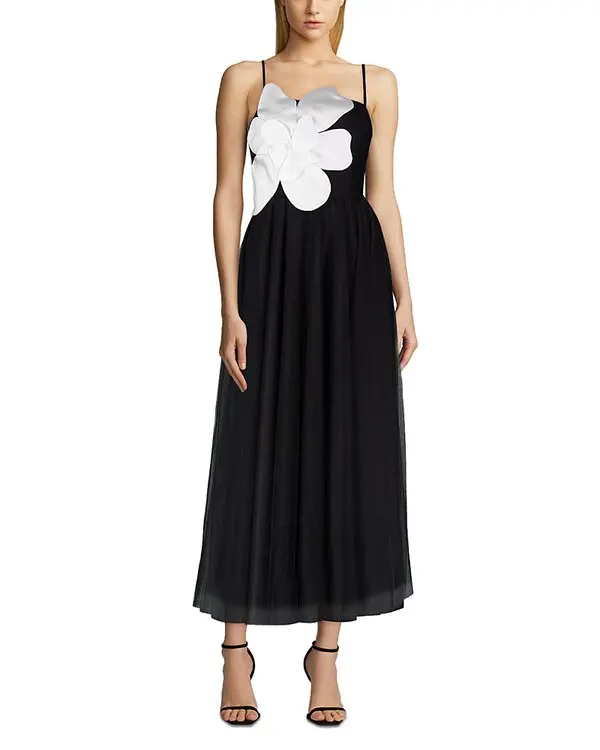 zac posen midi dress Pleated Top Midi Dress by Zac Posen