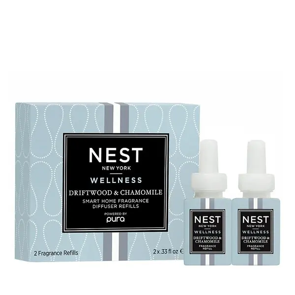 NEST NEW YORK Driftwood & Chamomile Pura Refill, Set Of 2 - No Color