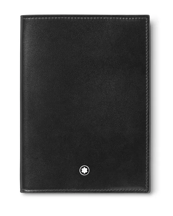Montblanc Meisterstuck Leather Passport Holder - Black