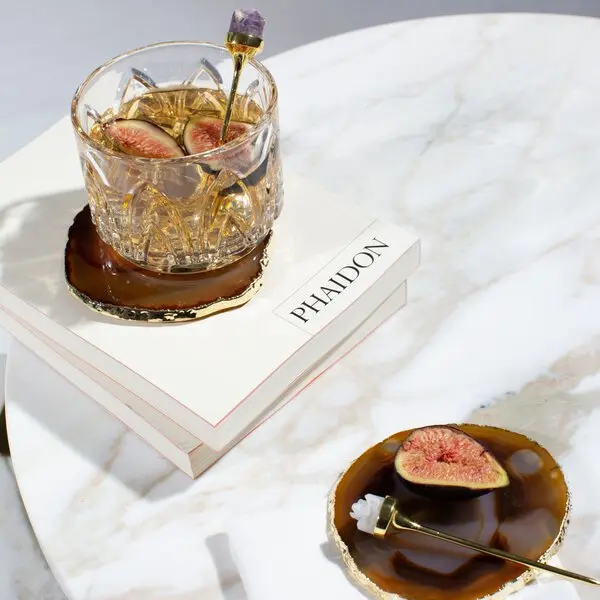 ANNA NEW YORK Lumino Gemstone Coasters, Set Of 4 - Multi