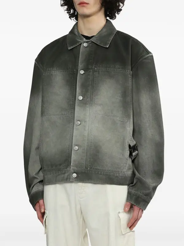 1017 Alyx 9sm Overdyed Canvas Shirt Jacket