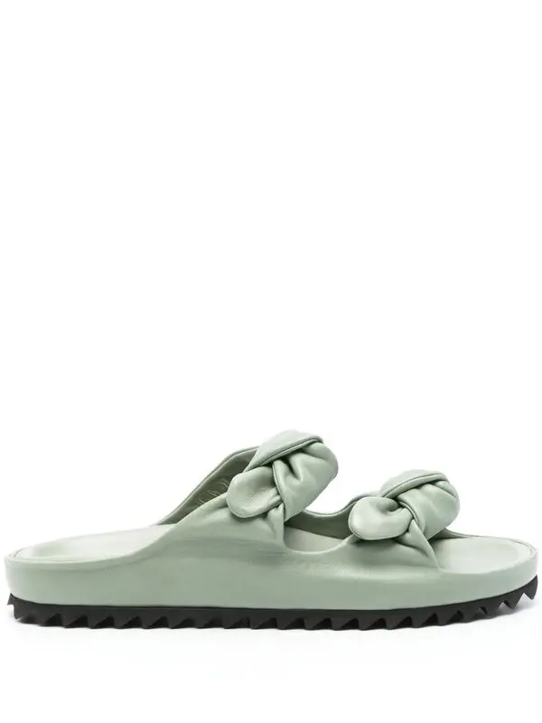 Officine Creative Leather Sandals Green Officine Creative Agora 010 Sandals - Green | Editorialist main image 4