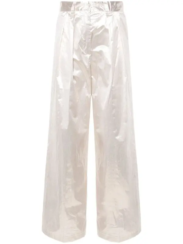 FORTE_FORTE Metallic Straight Trousers