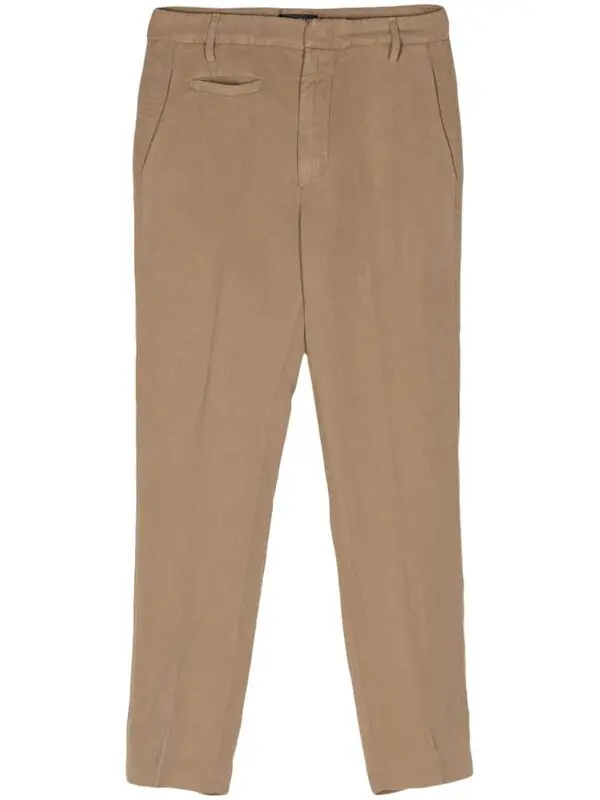 DONDUP Ariel Tapered Trousers - Neutrals