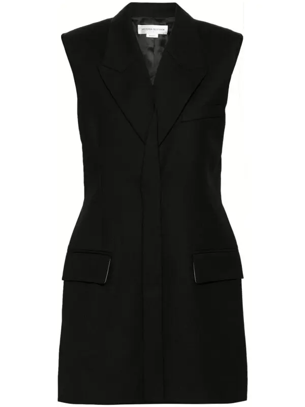 Victoria Beckham Sleeveless Tailored Minidress