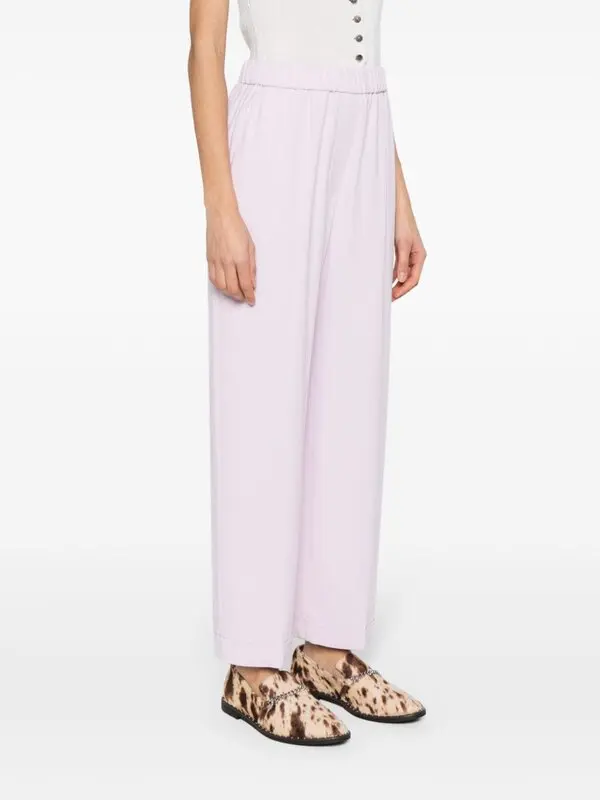 Peserico Crepe Wide-leg Trousers