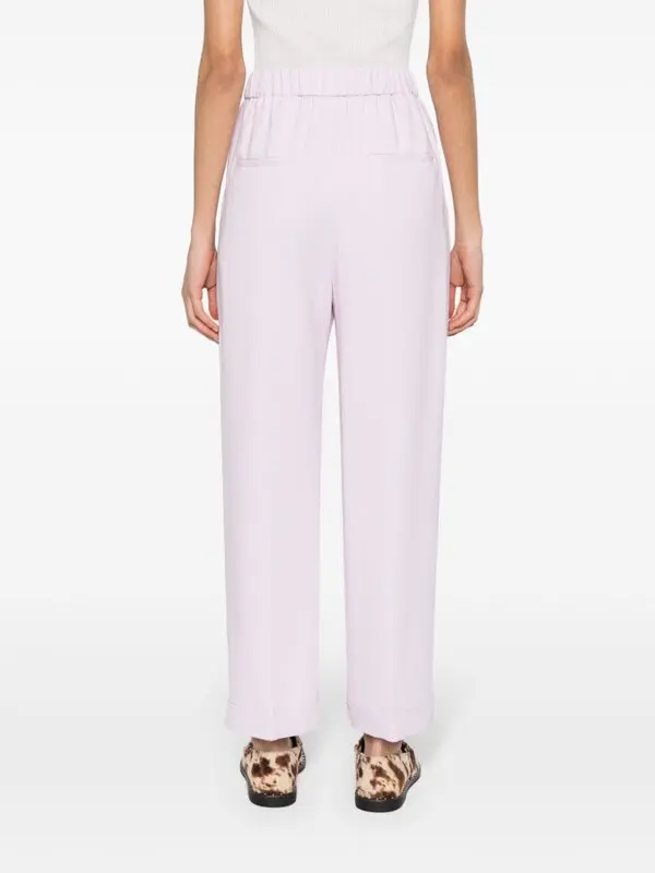 Peserico Crepe Wide-leg Trousers