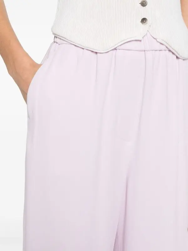 Peserico Crepe Wide-leg Trousers