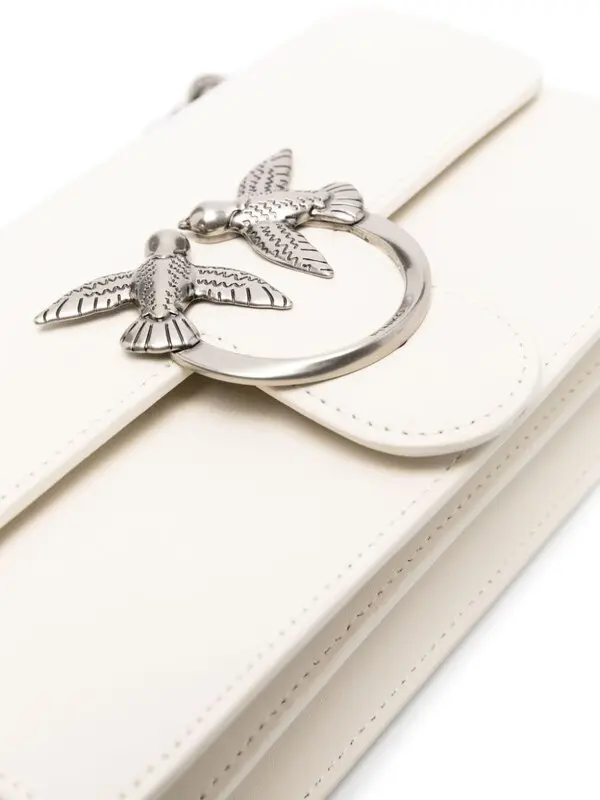 Pinko Mini Love Cross Body Bag - Neutrals