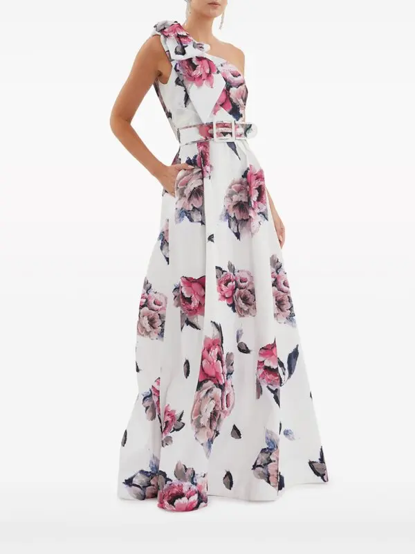 Rebecca Vallance Aveline One-shoulder Gown