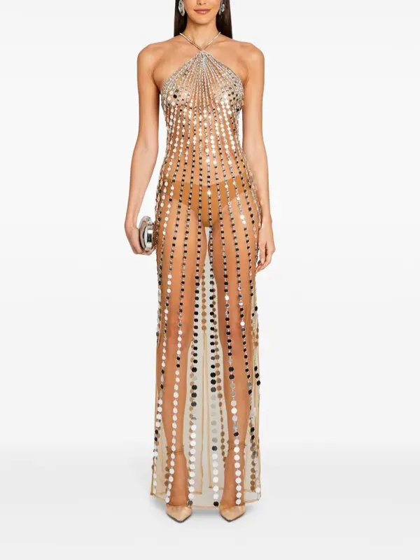 Retrofete Maris Sequin-embellished Dress