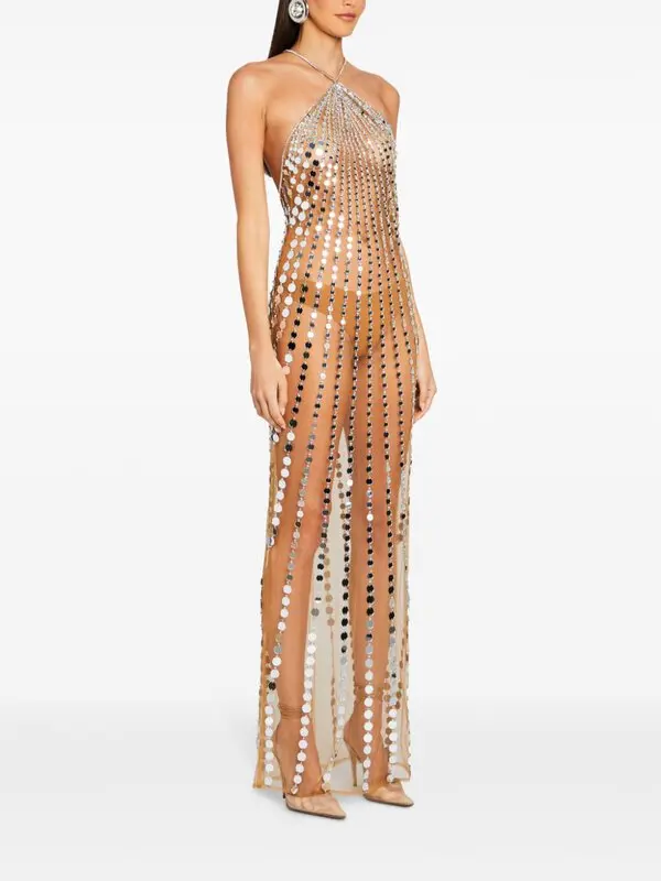 Retrofete Maris Sequin-embellished Dress