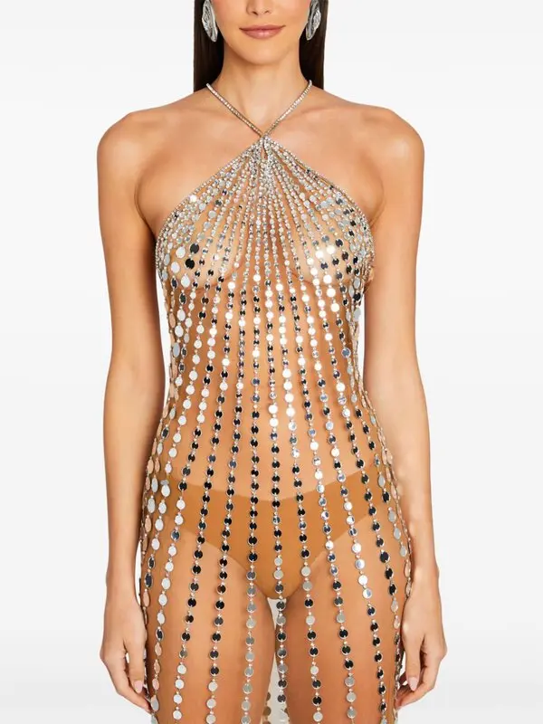 Retrofete Maris Sequin-embellished Dress