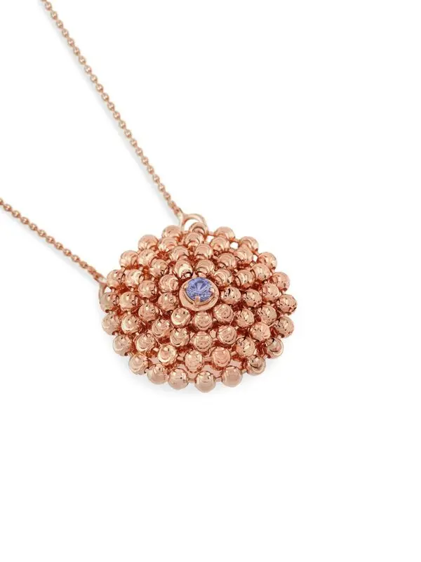 OFFICINA BERNARDI 18kt Rose Gold Mimosa Sapphire Necklace - Pink