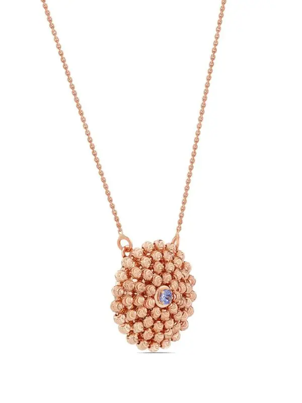 OFFICINA BERNARDI 18kt Rose Gold Mimosa Sapphire Necklace - Pink