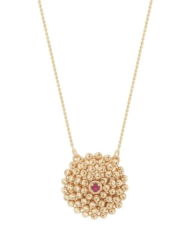 OFFICINA BERNARDI 18kt Yellow Mimosa Ruby Necklace - Gold