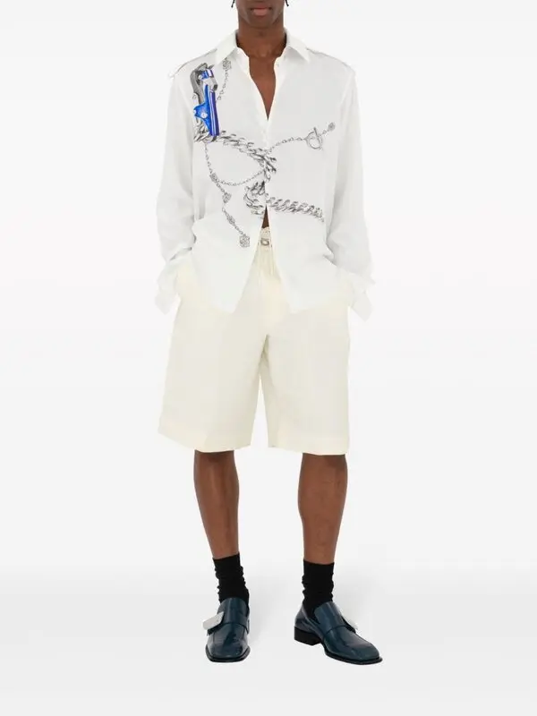 Burberry Tailored Canvas Shorts
