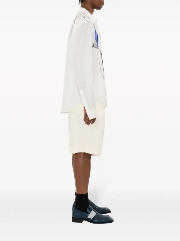 Burberry Tailored Canvas Shorts