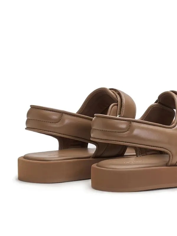 12 STOREEZ Padded Leather Sandals