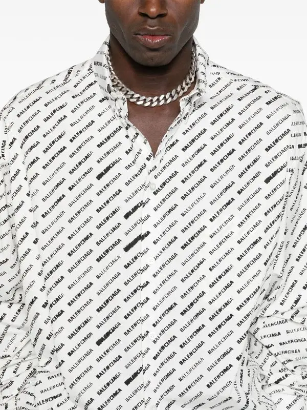Balenciaga Logo-print Shirt