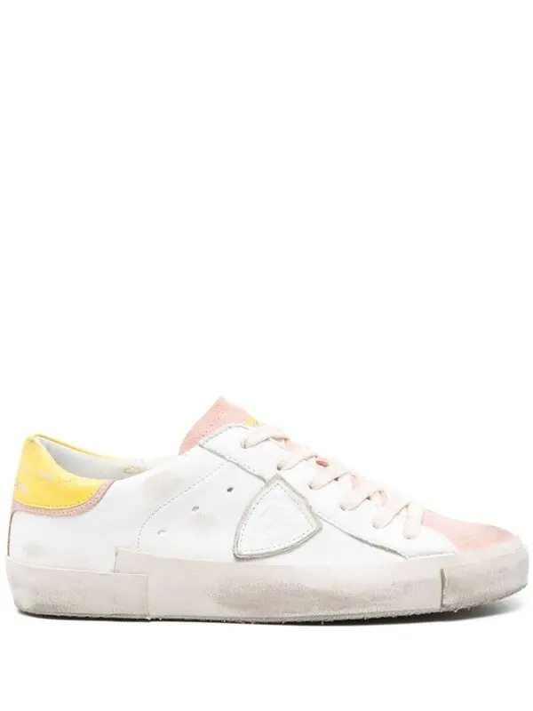 Philippe Model Prsx Leather Sneakers - Pink