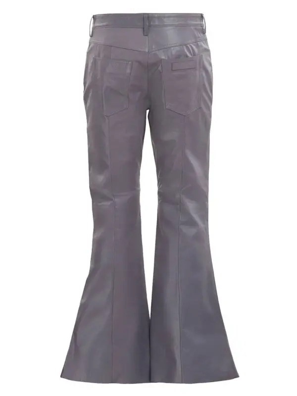 Marni Flared Leather Trousers