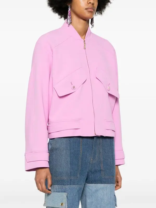BLUGIRL Crepe Bomber Jacket