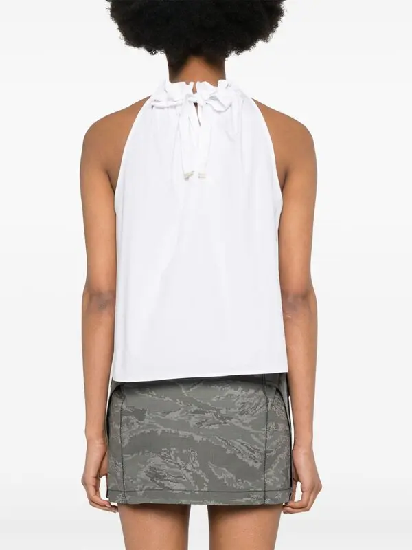 Pinko Halterneck Poplin Top