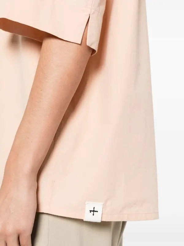 JIL SANDER Tonal Stitching Cotton Shirt