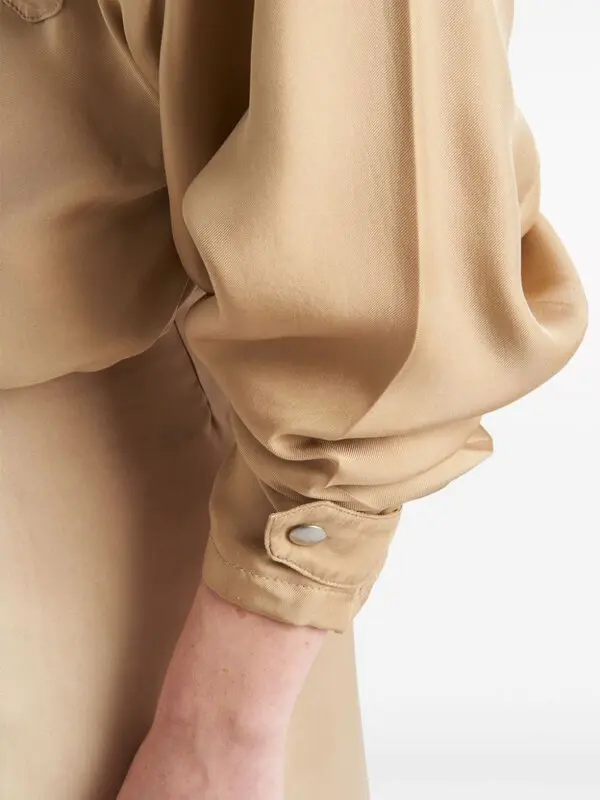 Prada Triangle-logo Silk Jacket
