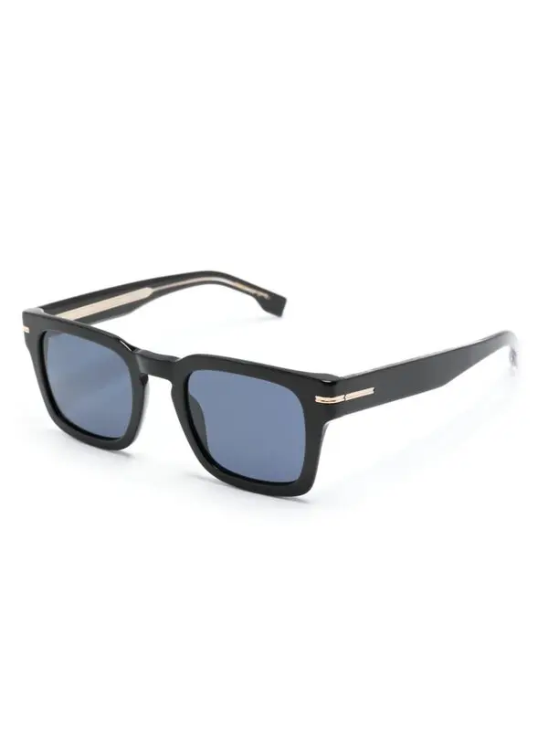 BOSS Rectangle Frame Sunglasses