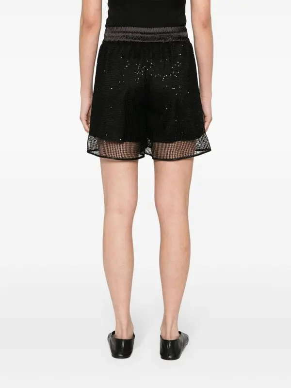 Peserico Sequin-embellished Shorts