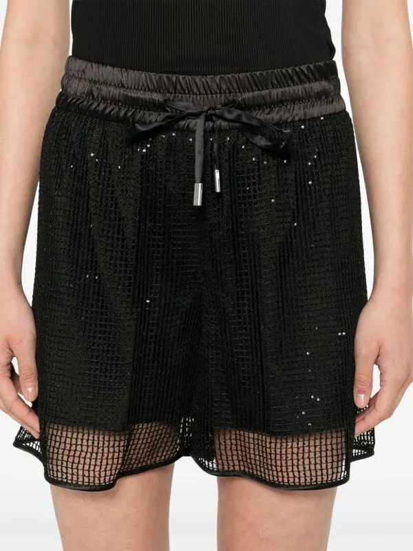 Peserico Sequin-embellished Shorts