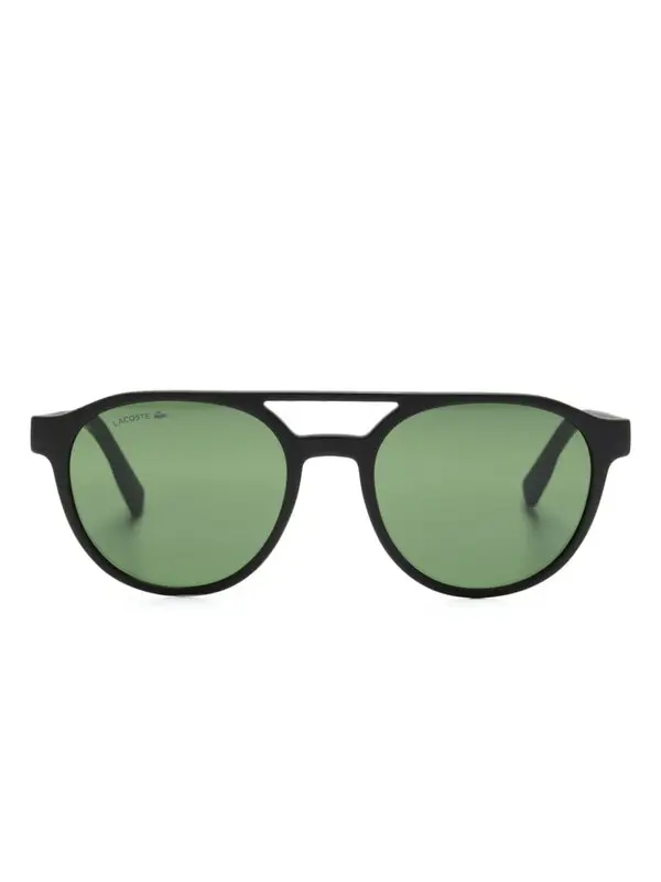 Lacoste Round-frame Sunglasses - Black