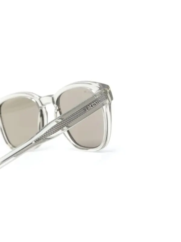Lacoste Logo-engraved Square-frame Sunglasses