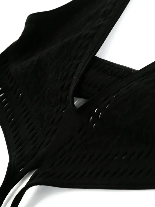 Roberto Cavalli Cut-out Openwork Swimsuit