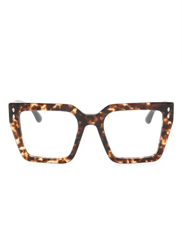 Isabel Marant Tortoiseshell Square-frame Sunglasses - Brown