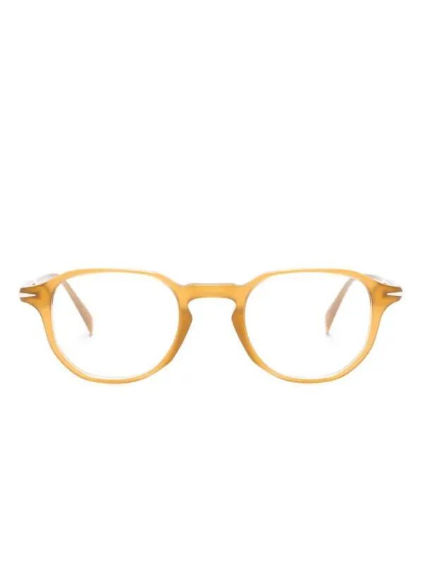 DB EYEWEAR BY DAVID BECKHAM Round-frame Glasses - Brown