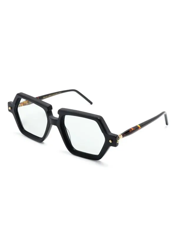 KUBORAUM P19 Geometric-frame Sunglasses - Black