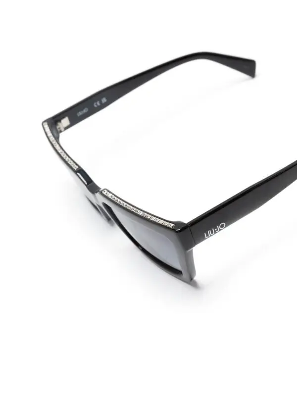 Liu Jo Rhinestone-embellished Square-frame Sunglasses