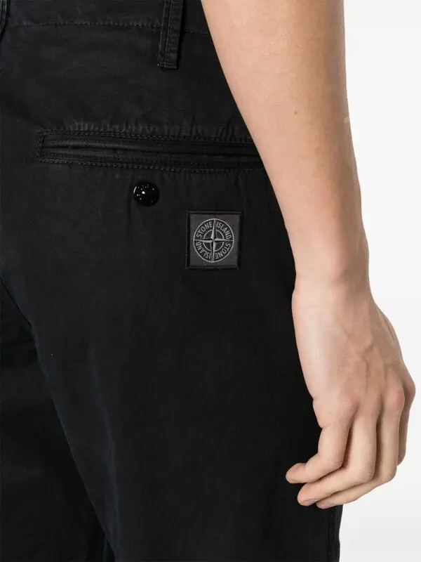 Stone Island Logo-patch Chinos