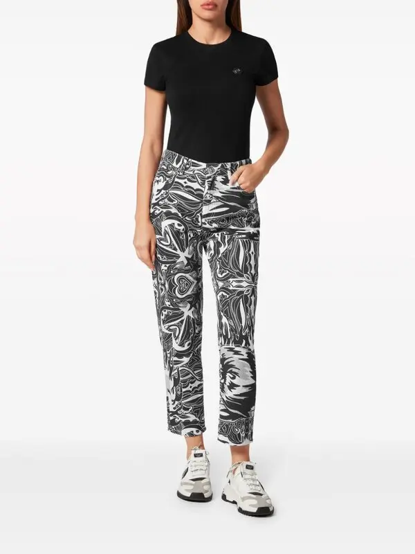 Philipp Plein Graphic-print Jeans