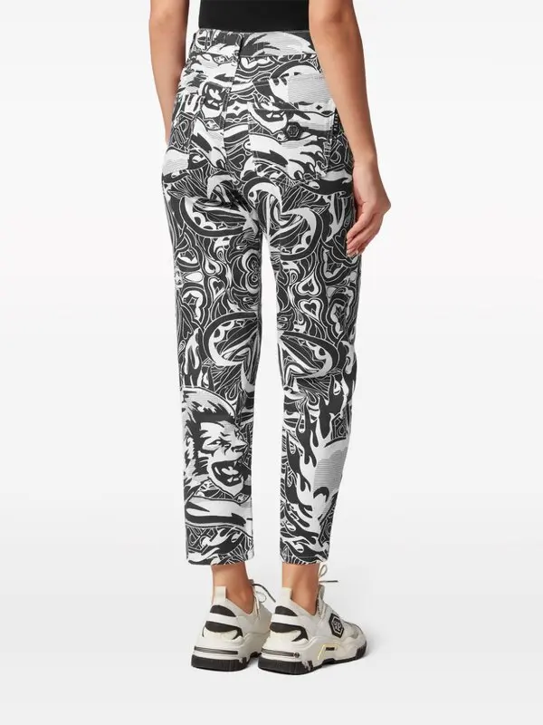Philipp Plein Graphic-print Jeans