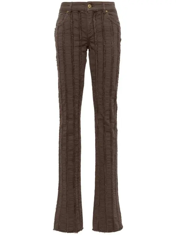 Blumarine Striped Straight-leg Trousers