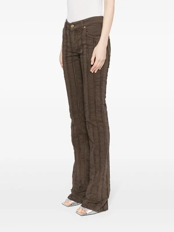 Blumarine Striped Straight-leg Trousers