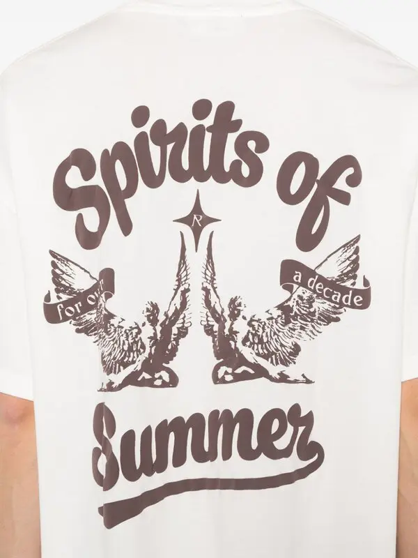 REPRESENT Logo-print Cotton T-shirt