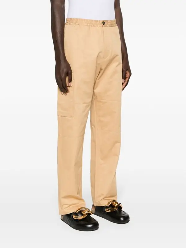 Marni Mid-rise Cargo Trousers - Yellow