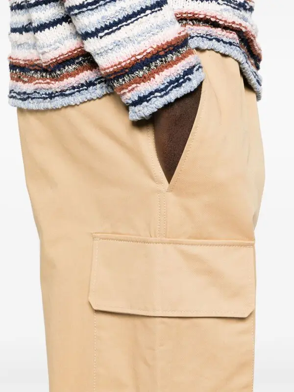 Marni Mid-rise Cargo Trousers - Yellow