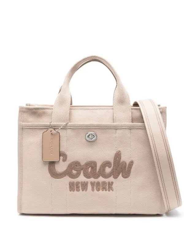 COACH Embroidered Logo Cargo Tote