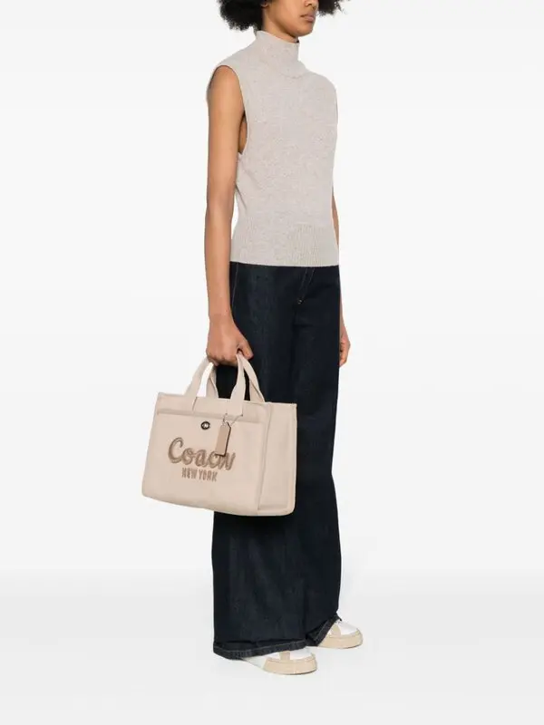 COACH Embroidered Logo Cargo Tote